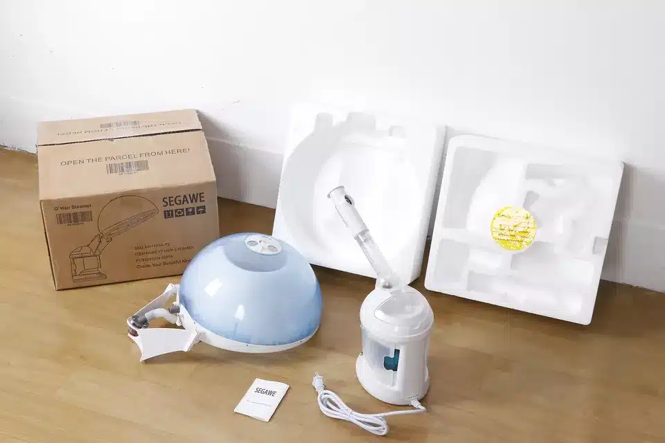 2 in 1 Hair and Facial Steamer w/ Bonnet Hood Facial Ozone Steamer ...