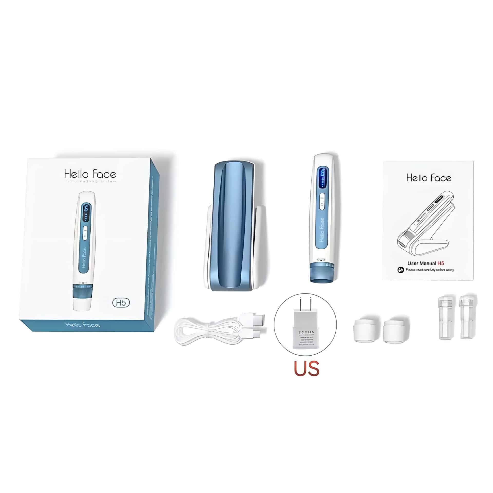 2 in 1 EMS Automatic Infusion H5 Microneedling Derma Pen - iBeautyneed